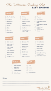The Ultimate Baby Travel Packing List for International Trips - That ...